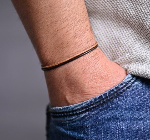Simple Leather Bracelets For Men