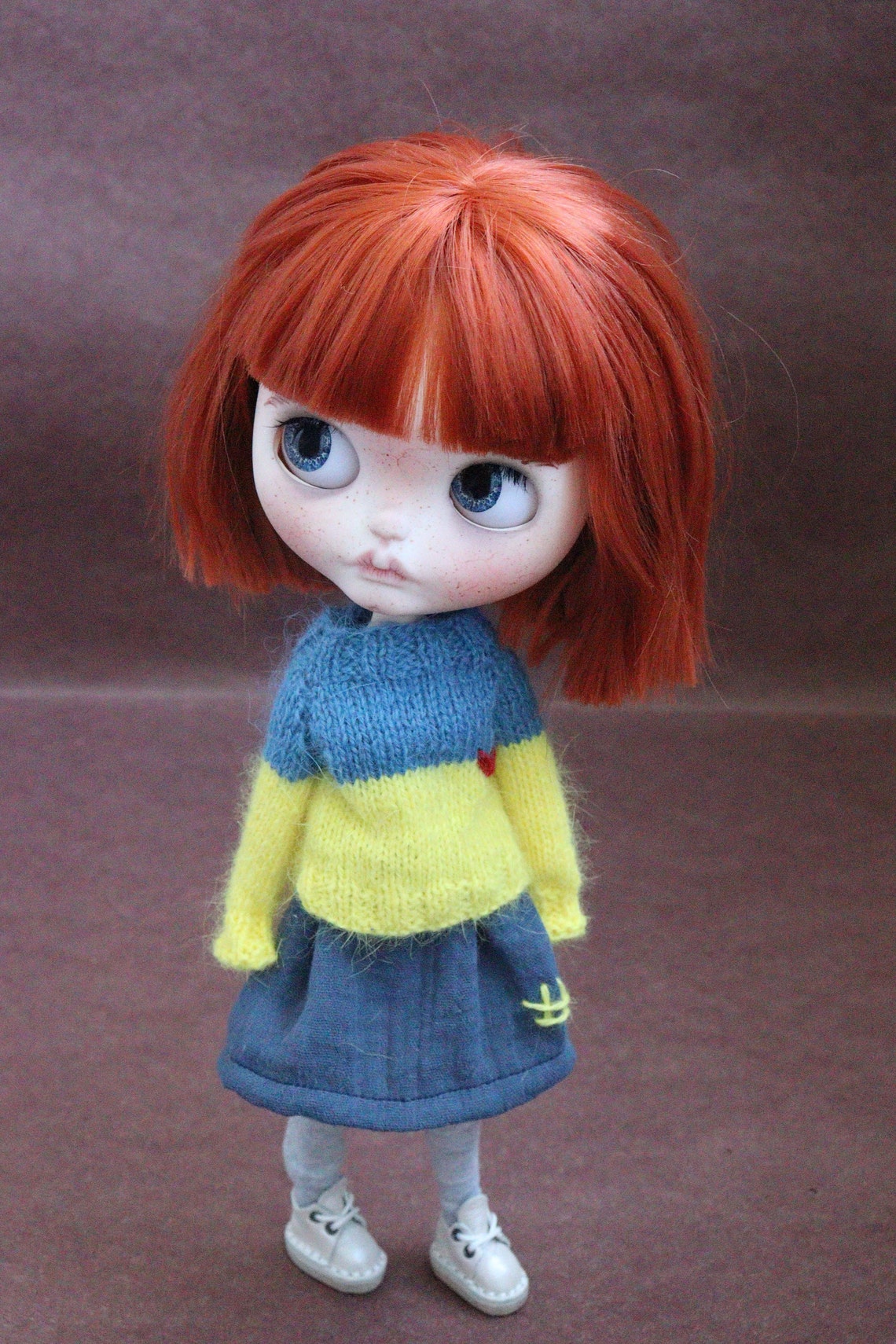 Knitted Set for Blythe Blythe Outfit Clothes for the - Etsy