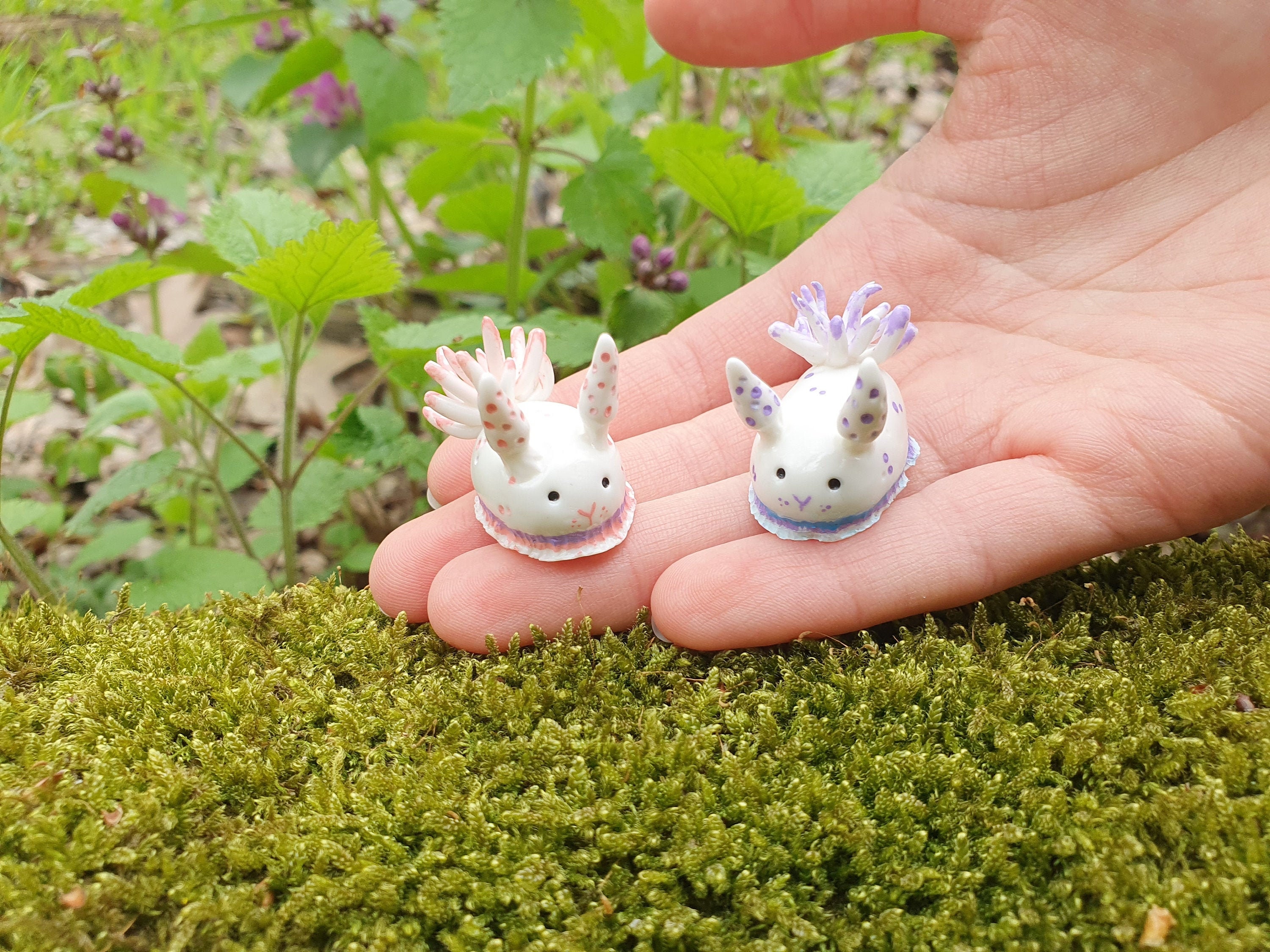 Conejito de mar Slug figurine de arte Conejo de mar | Etsy