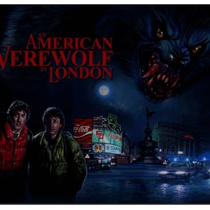 An American Werewolf in London - Signed Poster Print by Artist Daryl ...