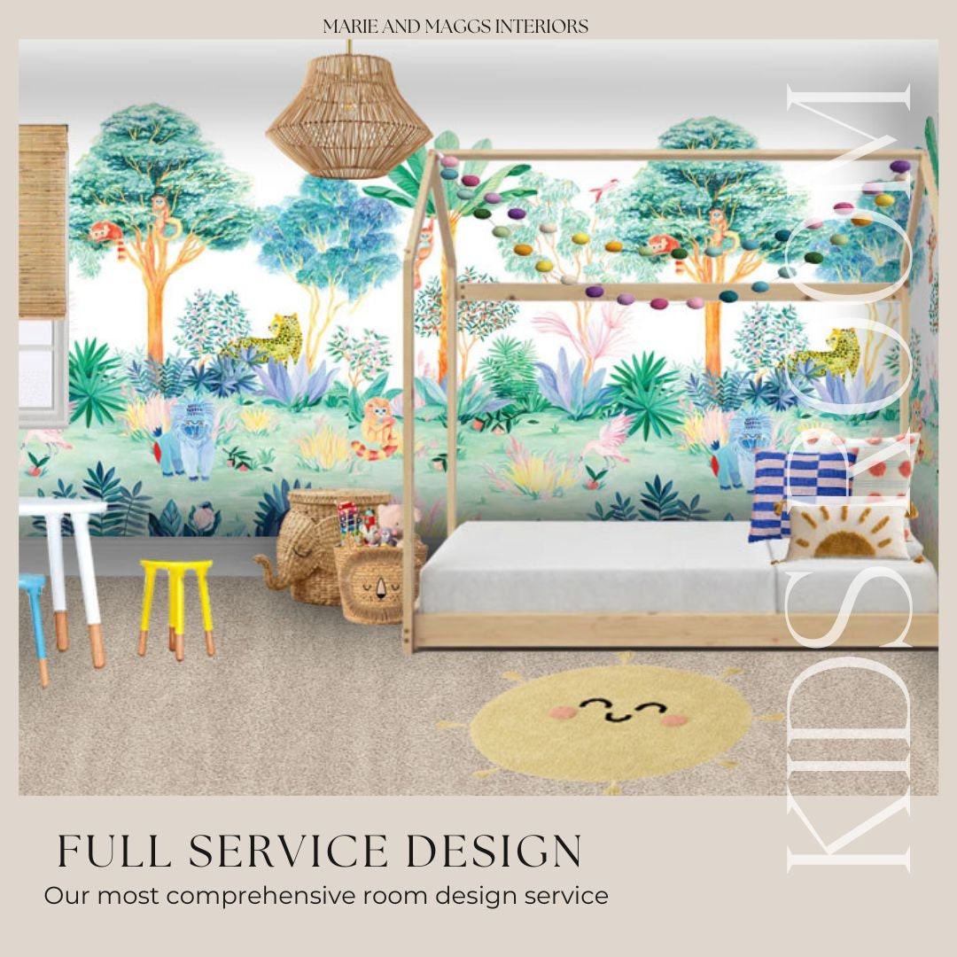 Kids Bedroom Interior Design, Full-service Online Interior Design ...