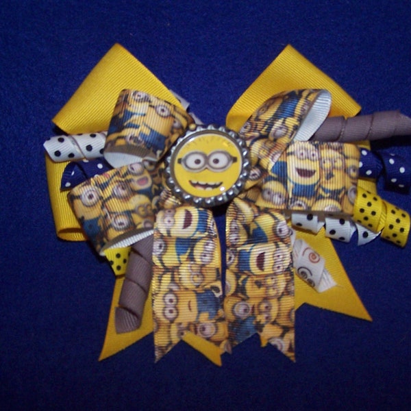 Minion Hair Bow - Etsy