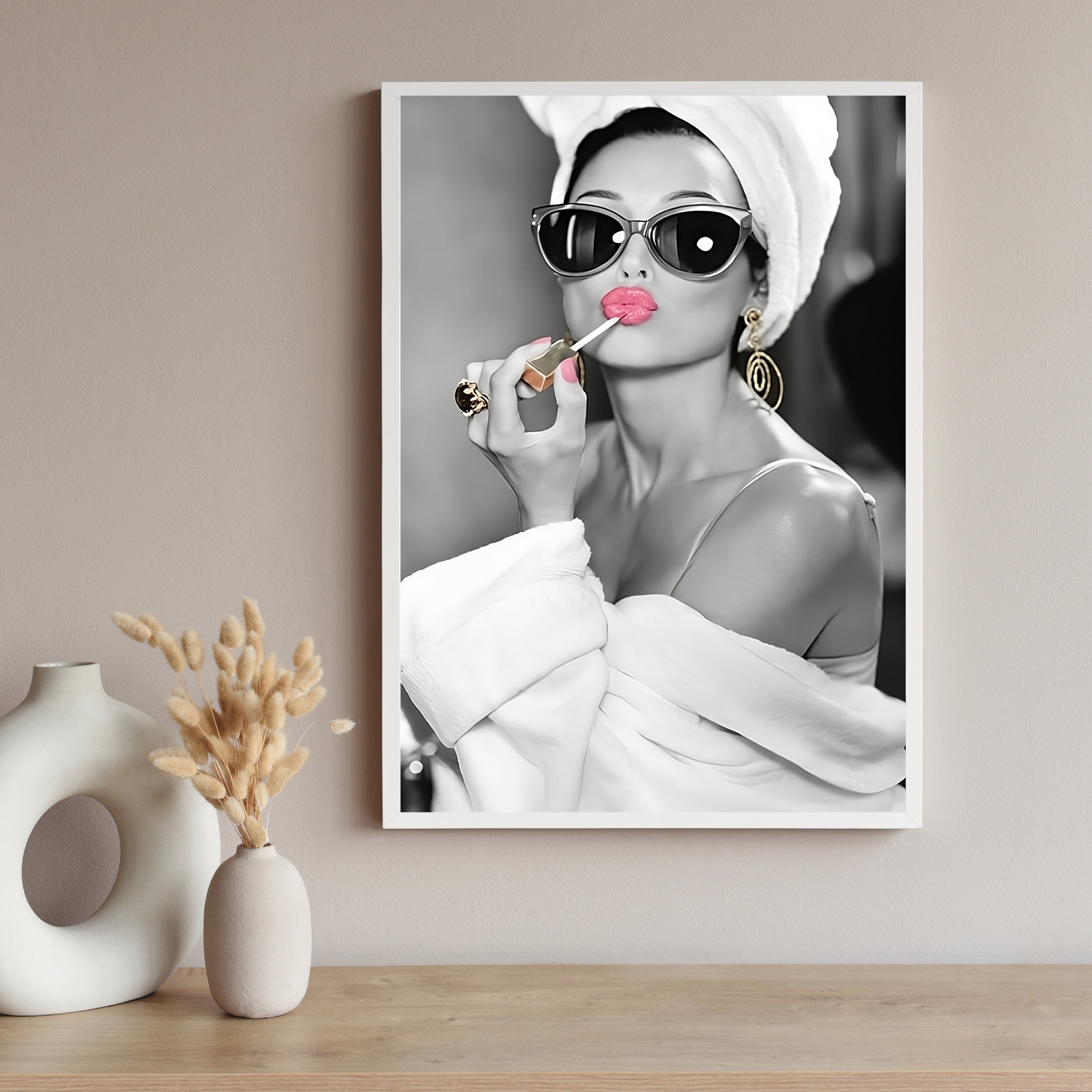 Black and White Posters/lipstick Poster/ Vintage Posters, Hollywood ...