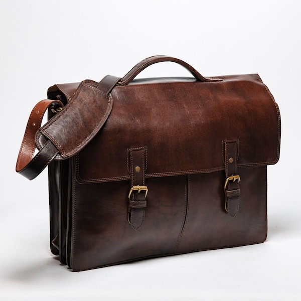 Leather Bag for Men - Etsy