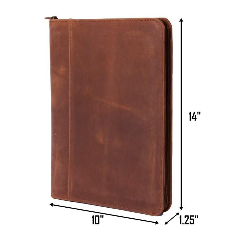 Leather Portfolio for Men Leather Organizer Padfolio With - Etsy