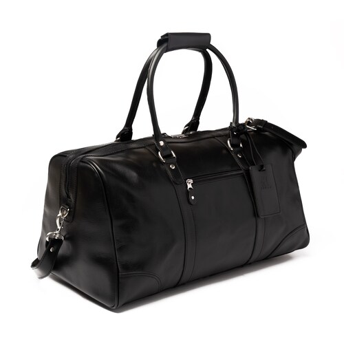 Personalized Mens Travel Bag Full Grain Leather Duffel Bag Etsy