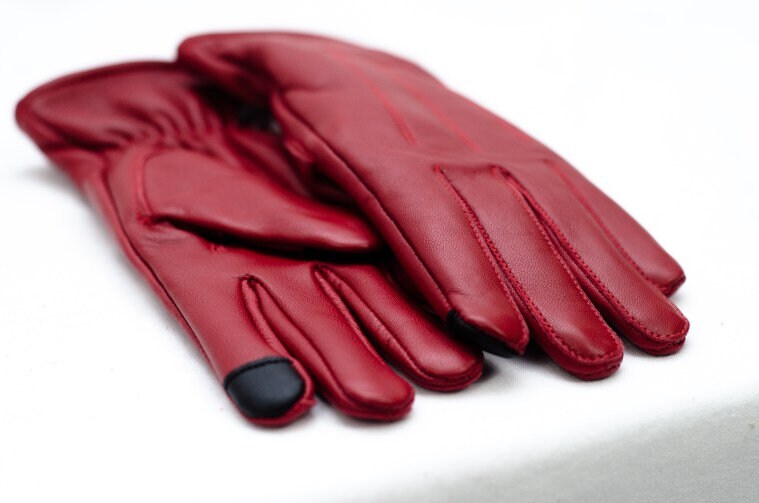 Leather Gloves Women, Red Leather Gloves, Womens Leather Gloves ...