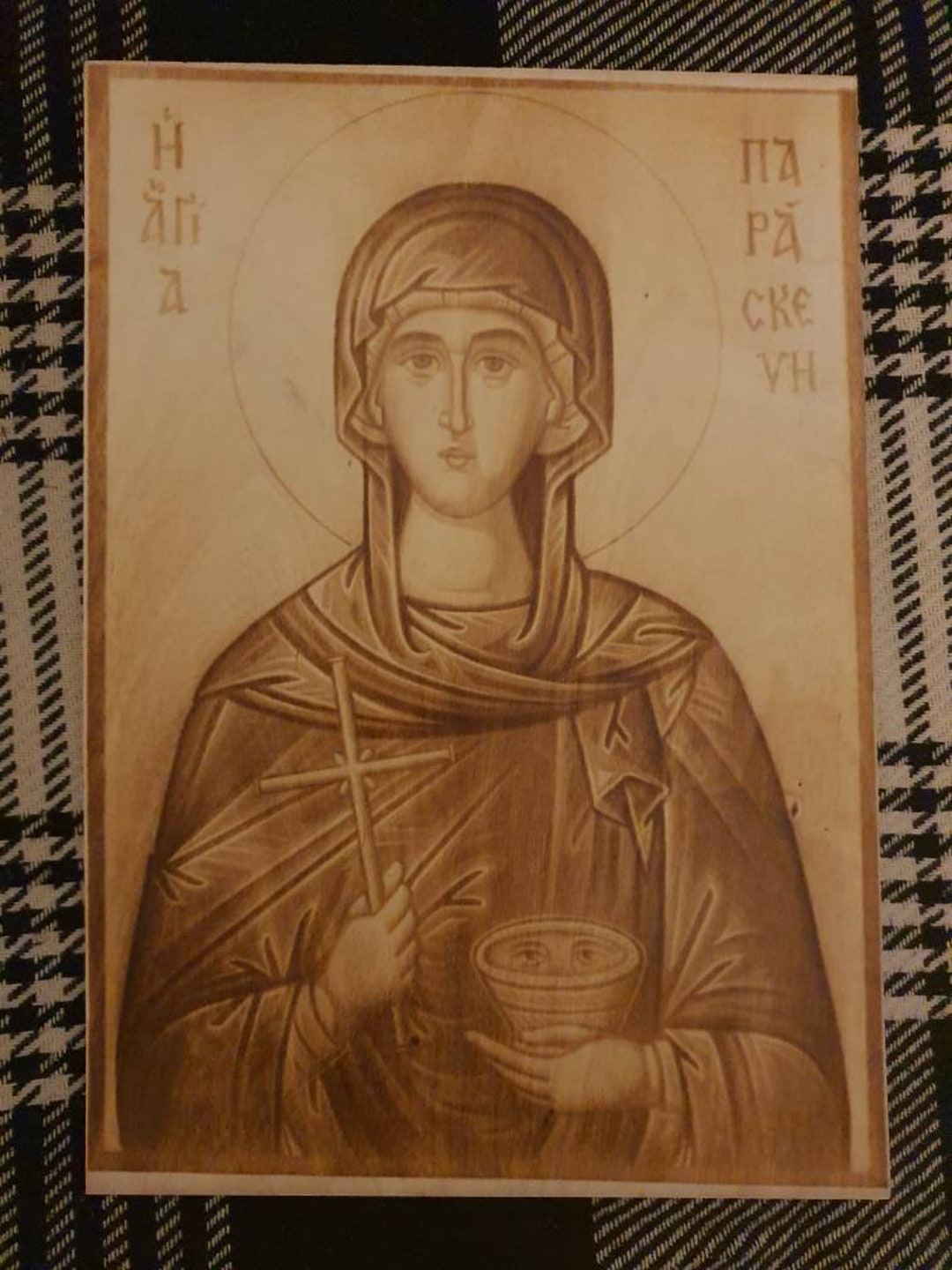 Saint Paraskevi Icon Greek Orthodox Icon of St Paraskevi of - Etsy
