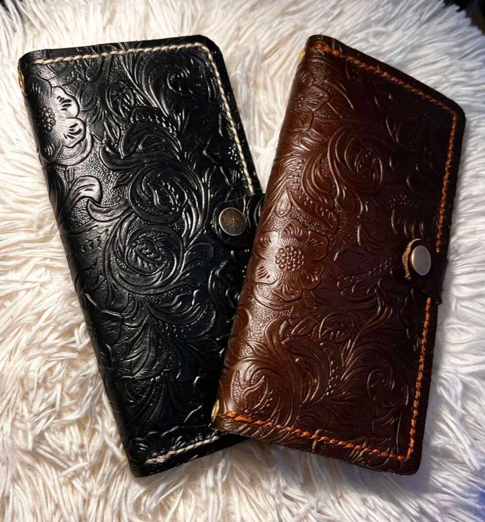 Tooled Wristled Phone Cases 100% Handstitched I Phones & Samsung ...