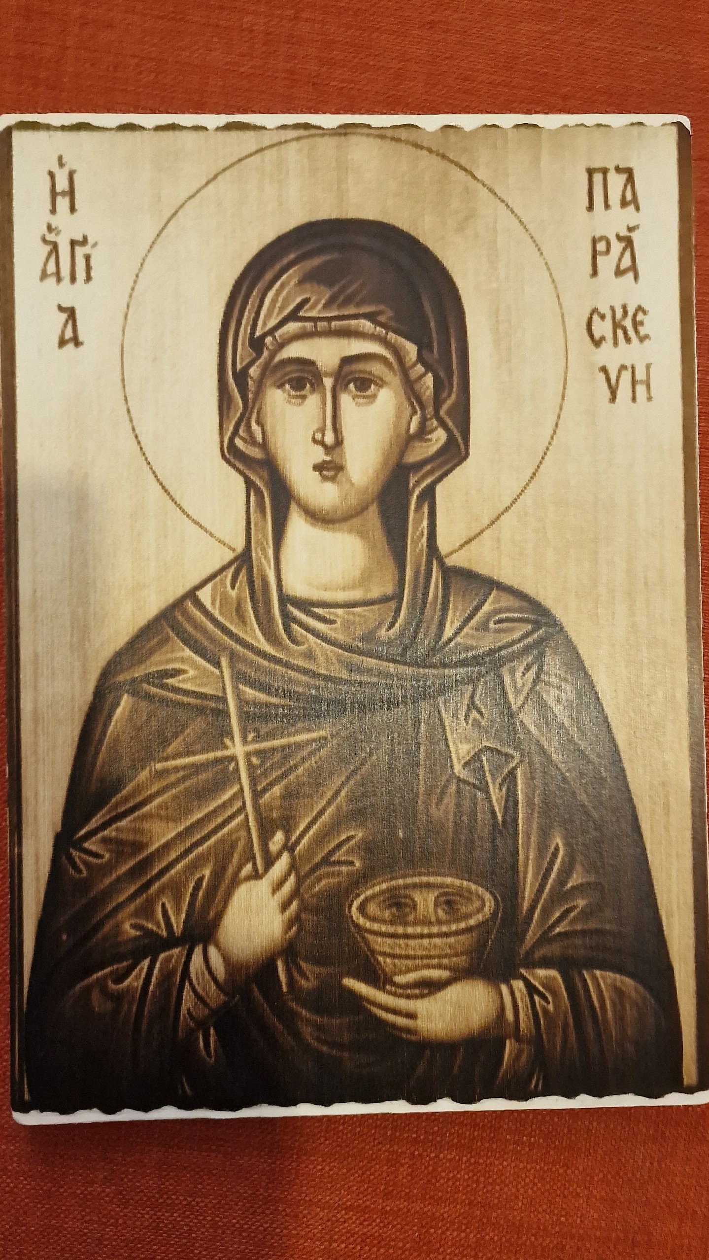 Saint Paraskevi Icon, Greek Orthodox Icon of St Paraskevi of Rome ...