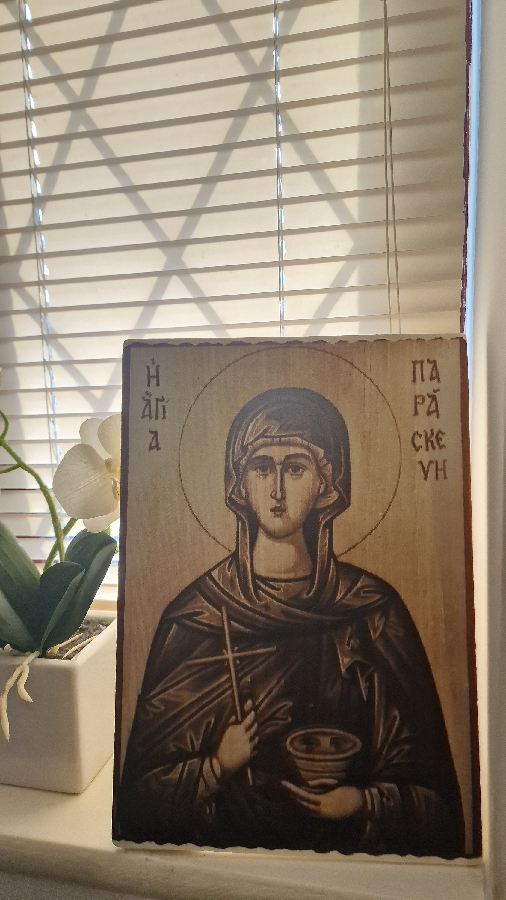 Saint Paraskevi Icon, Greek Orthodox Icon of St Paraskevi of Rome ...