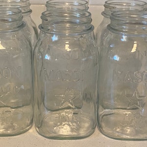 Vintage Bicentennial Mason Jar: 1776 Liberty Bell or Star ...