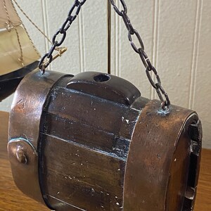 EXTREMELY RARE 18th Century Costrel Canteen Cider Ale Barrel Copper ...