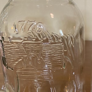 Vintage Bicentennial Mason Jar: 1776 Liberty Bell or Star ...