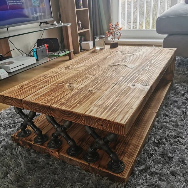 Etsy industrial coffee table store
