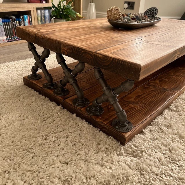 Etsy industrial coffee table store
