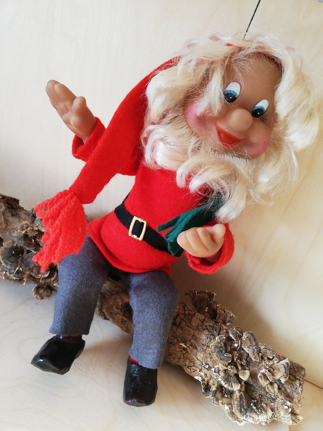LARGE NORWEGIAN ELF Handmade Charming Original Christmas Elf Gnome ...