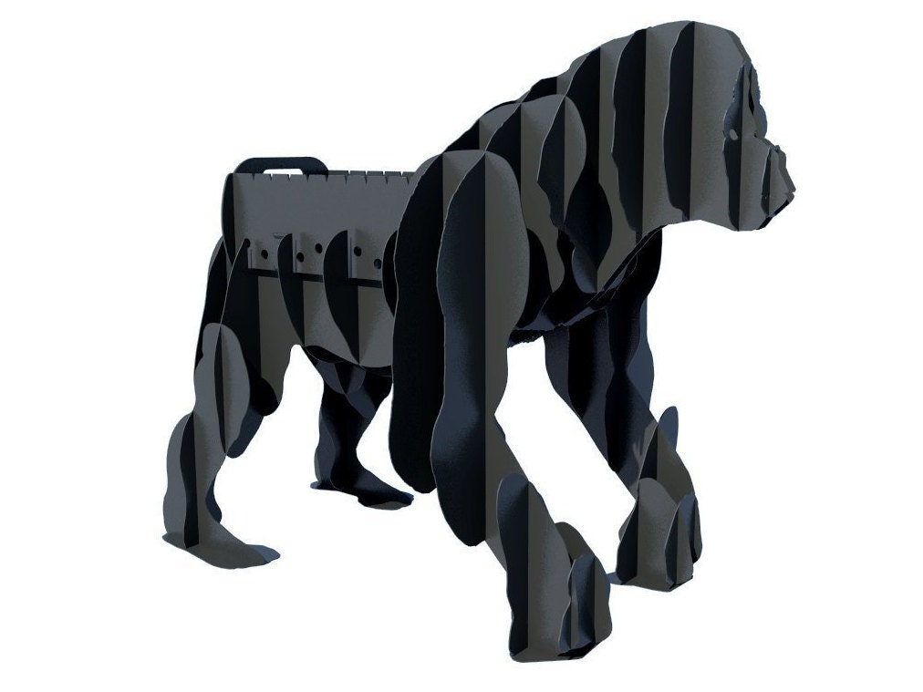 GORILLA BBQ Cnc Animal Templates Flower Stand Cnc Laser and - Etsy