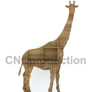 GIRAFFE SHELF dxf plan laser cutting file home decor | Etsy
