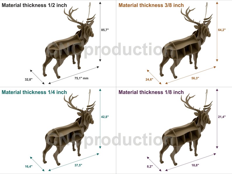 DEER SHELF Dxf Plan Laser Cutting File Home Decor Interior - Etsy