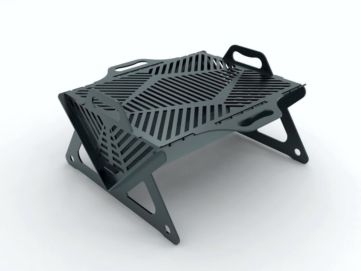 Collapsible Fire Pit Dxf Plan Portable Bbq Mangal DIY - Etsy