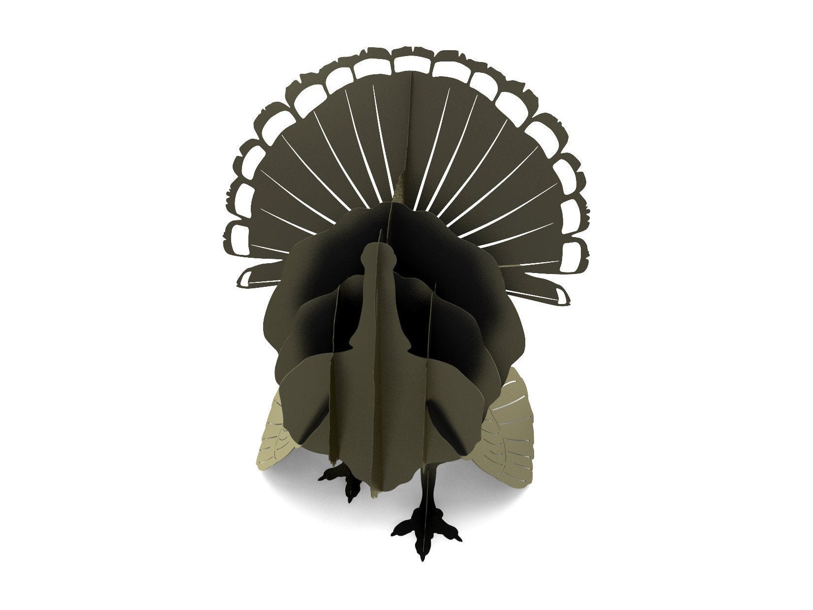 TURKEY garden decoration template for cnc laser and plasma | Etsy