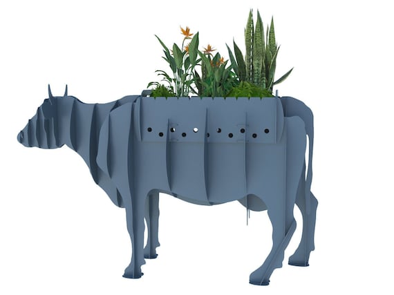 COW BBQ Cnc Animal Templates Flower Stand Cnc Laser and - Etsy Hong Kong