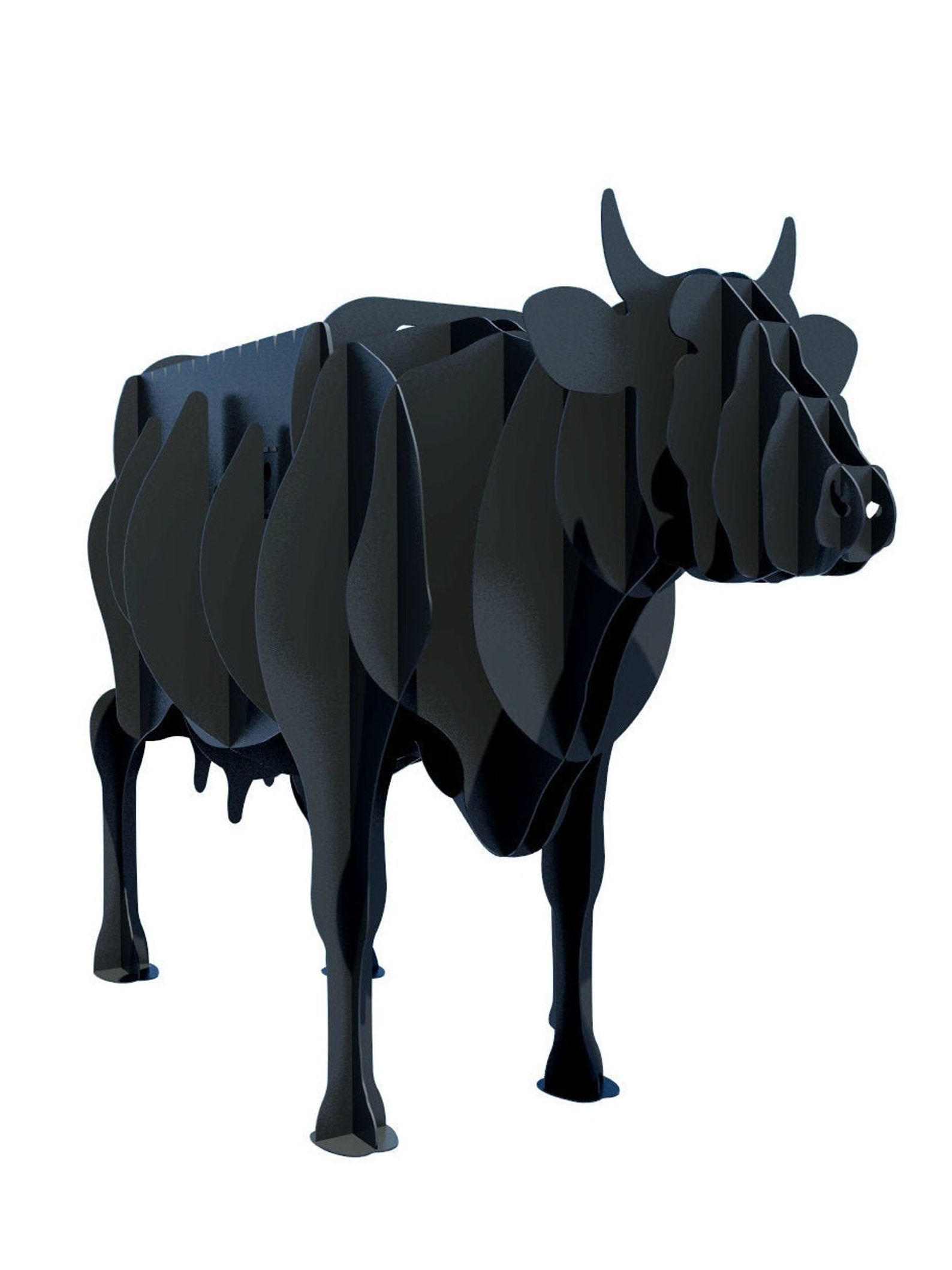 COW BBQ Cnc Animal Templates Flower Stand Cnc Laser and - Etsy