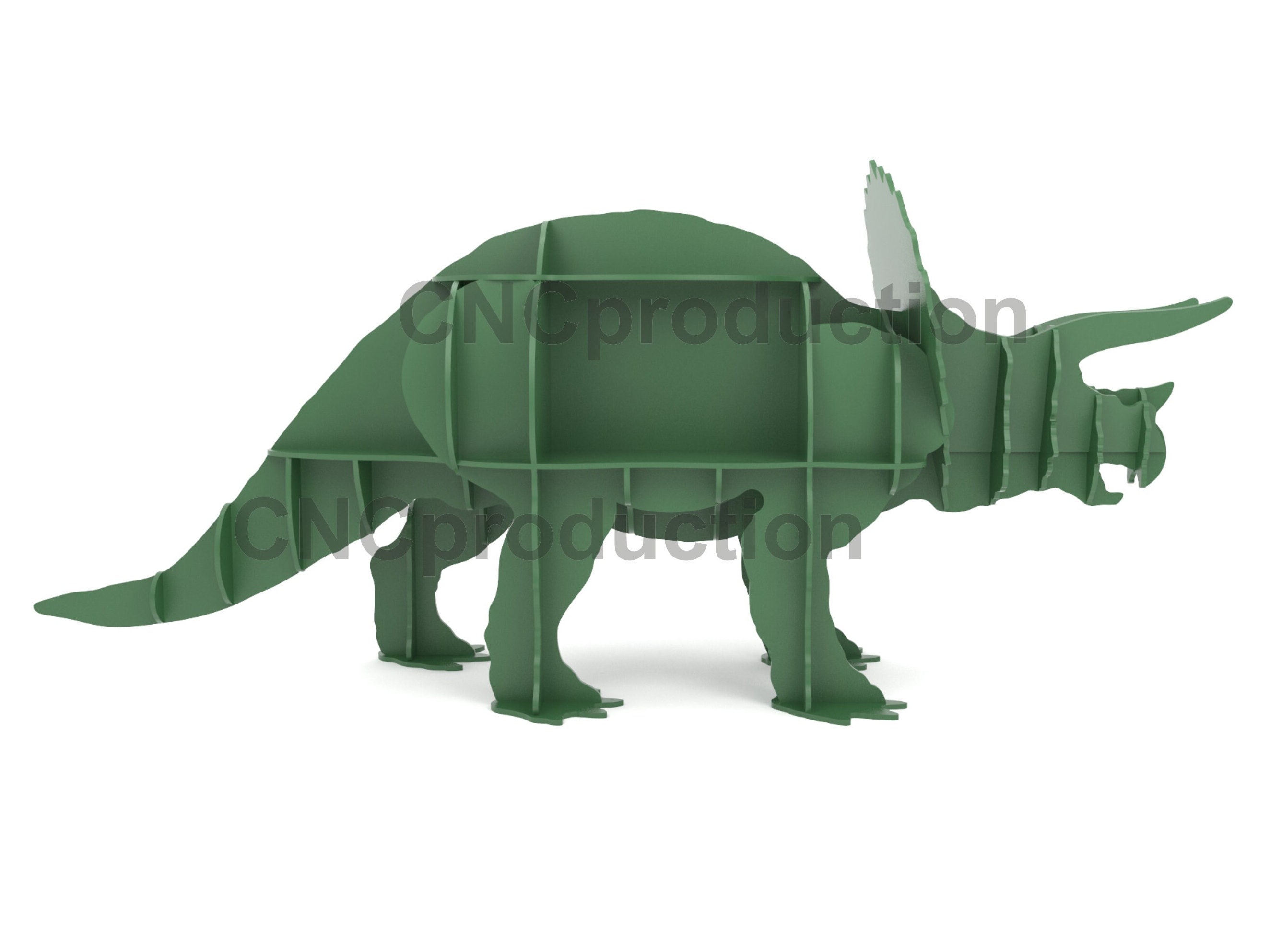 TRICERATOPS SHELF Dxf Plan Laser Cutting File Dinosaur Home - Etsy UK