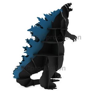 GODZILLA SHELF - Dxf Plan Laser Cutting File, Cnc Template, DIY Project ...