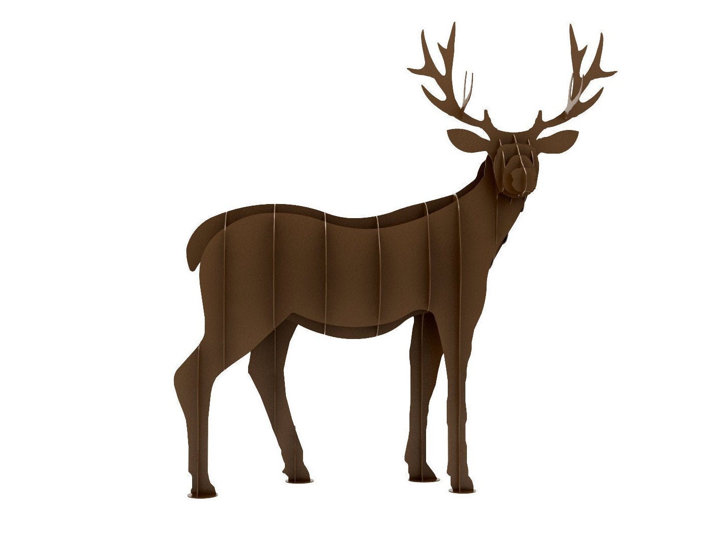 DEER Garden Decoration Cnc Laser and Plasma Cutting Plan Dxf - Etsy