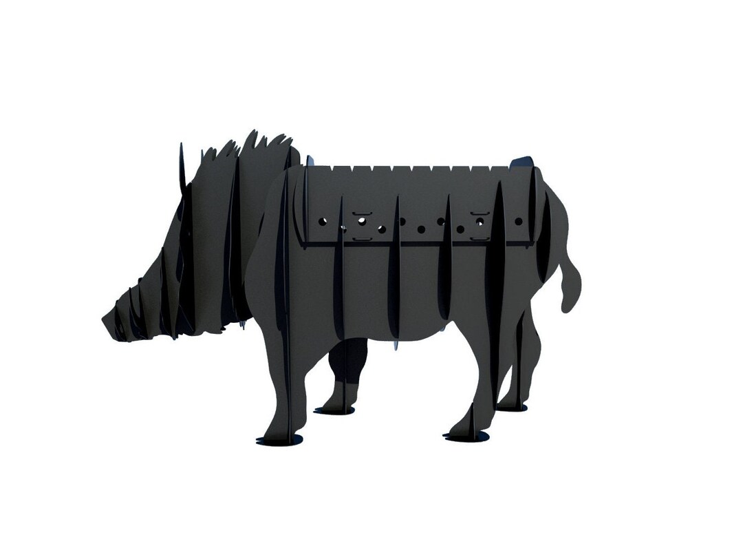BOAR BBQ Cnc Animal Templates, Flower Stand, Cnc Laser and Plasma ...