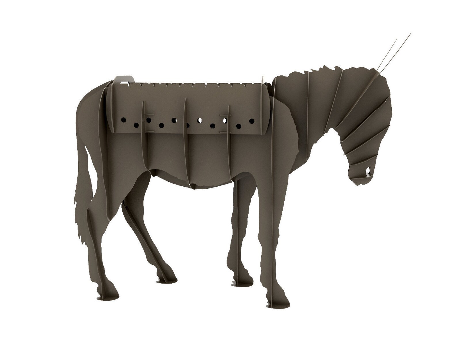 DONKEY BBQ Cnc Animal Templates Flower Stand Cnc Laser and | Etsy