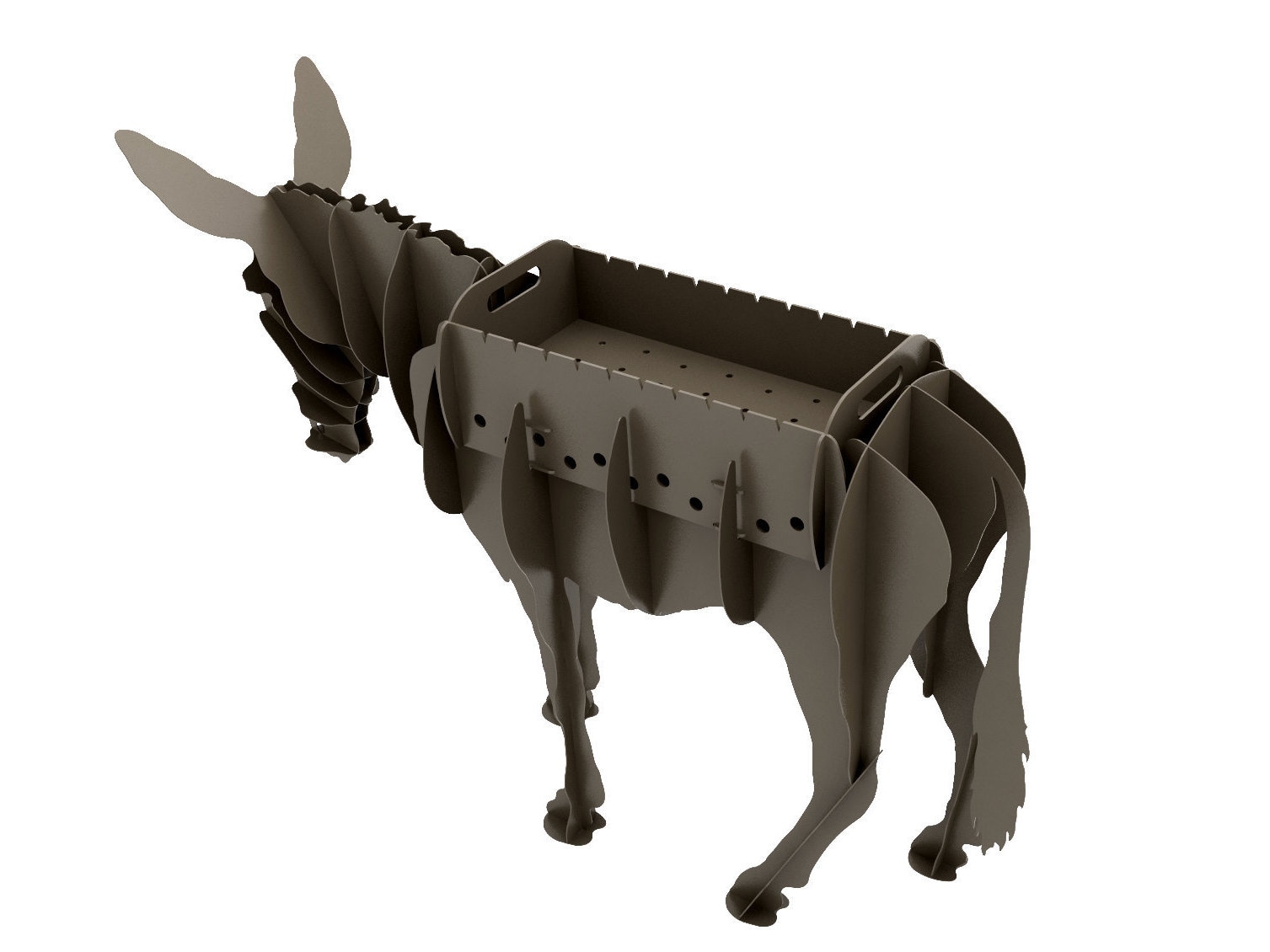 DONKEY BBQ Cnc Animal Templates Flower Stand Cnc Laser and | Etsy