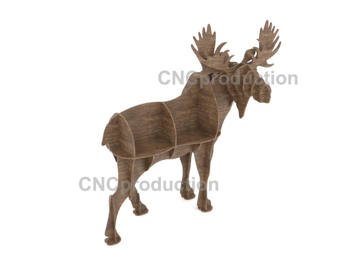 MOOSE SHELF Dxf Plan Laser Cutting File Home Decor Interior - Etsy