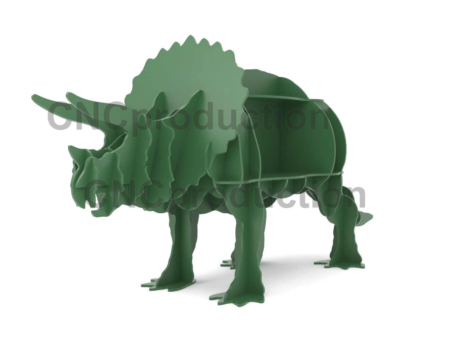 TRICERATOPS SHELF Dxf Plan Laser Cutting File Dinosaur Home - Etsy
