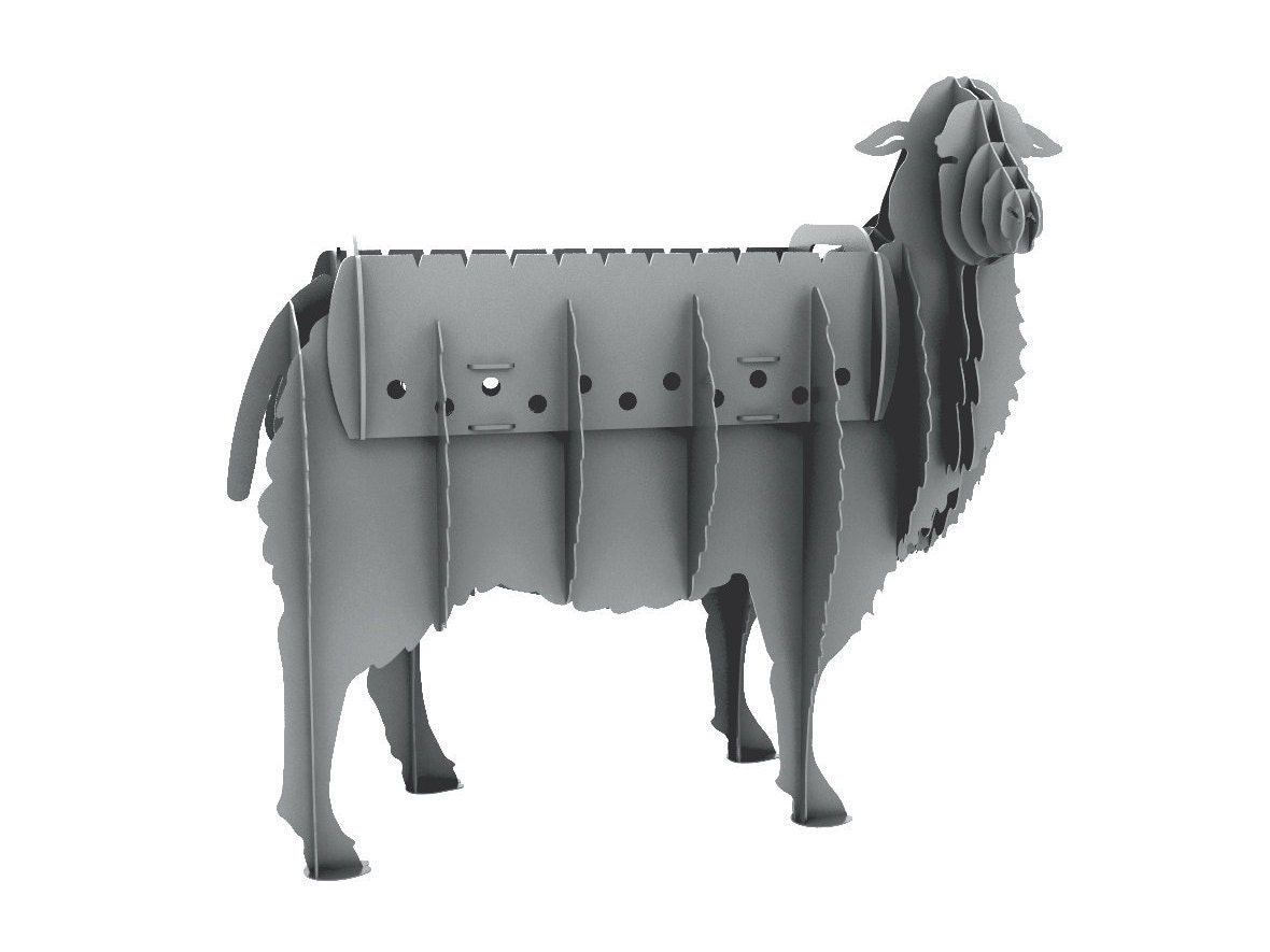 SHEEP BBQ Cnc Animal Templates Flower Stand Cnc Laser and - Etsy