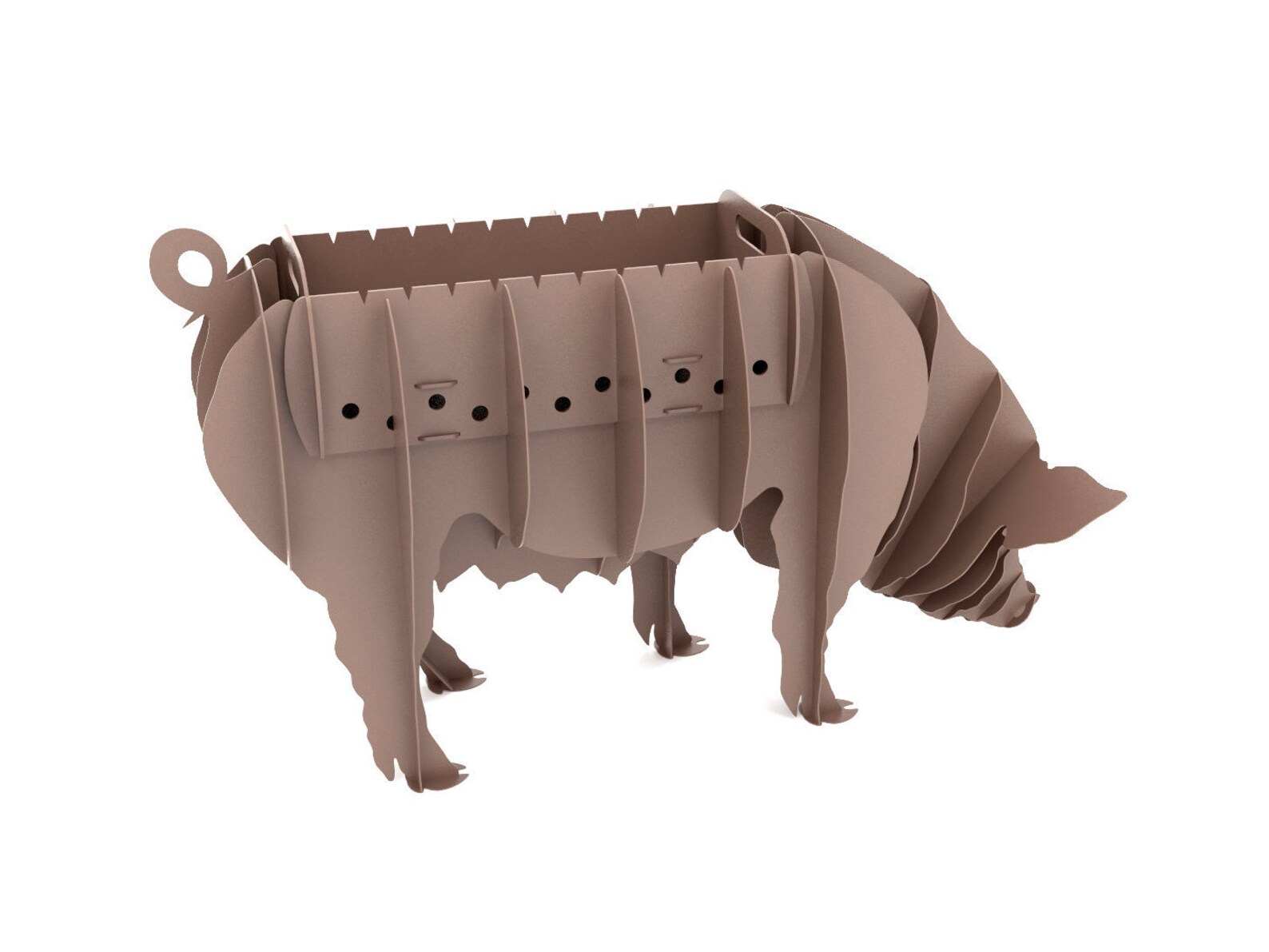 PIG BBQ cnc animal templates flower stand cnc laser and | Etsy