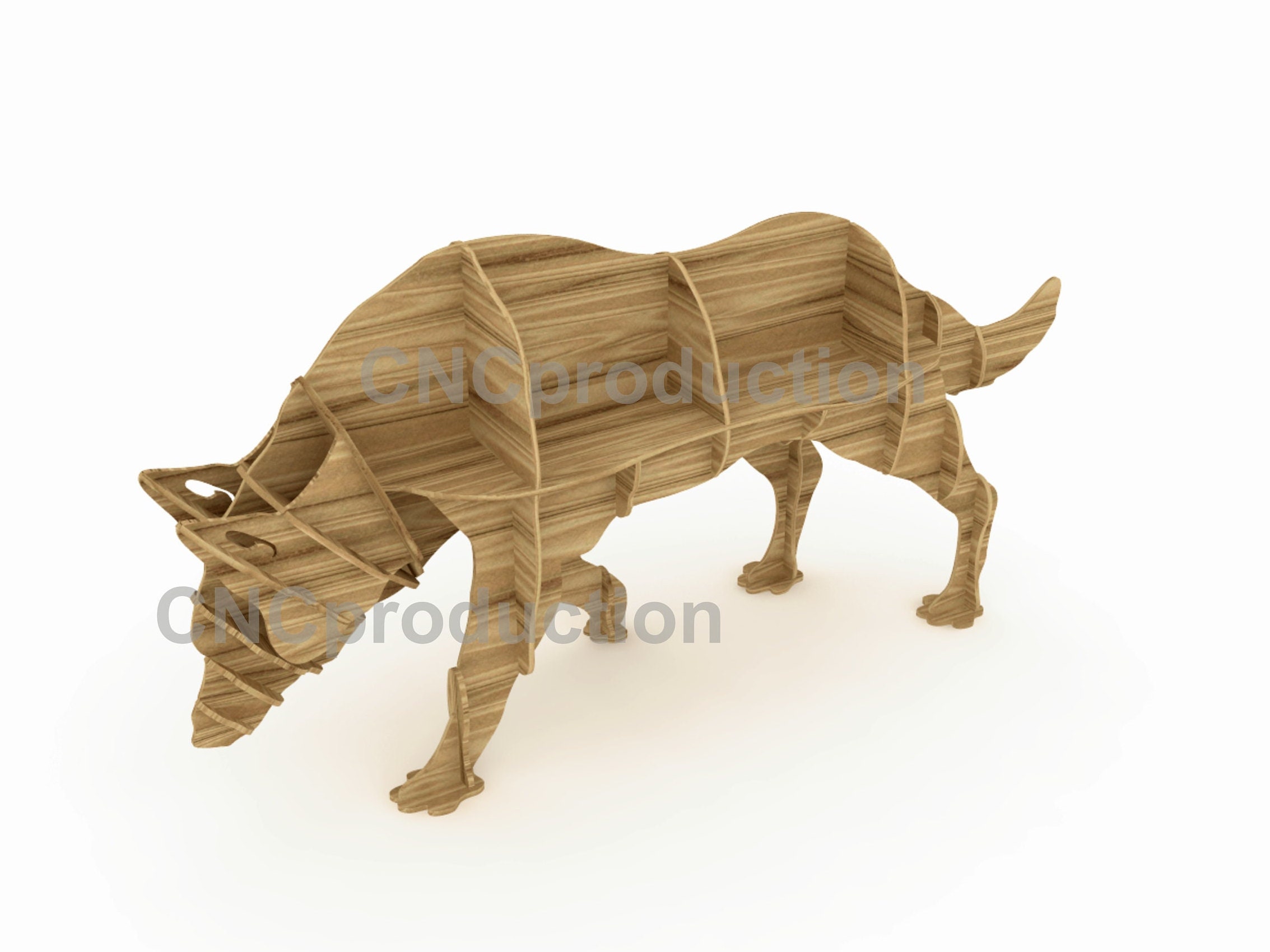 WOLF SHELF Dxf Plan Laser Cutting File Home Decor Interior - Etsy