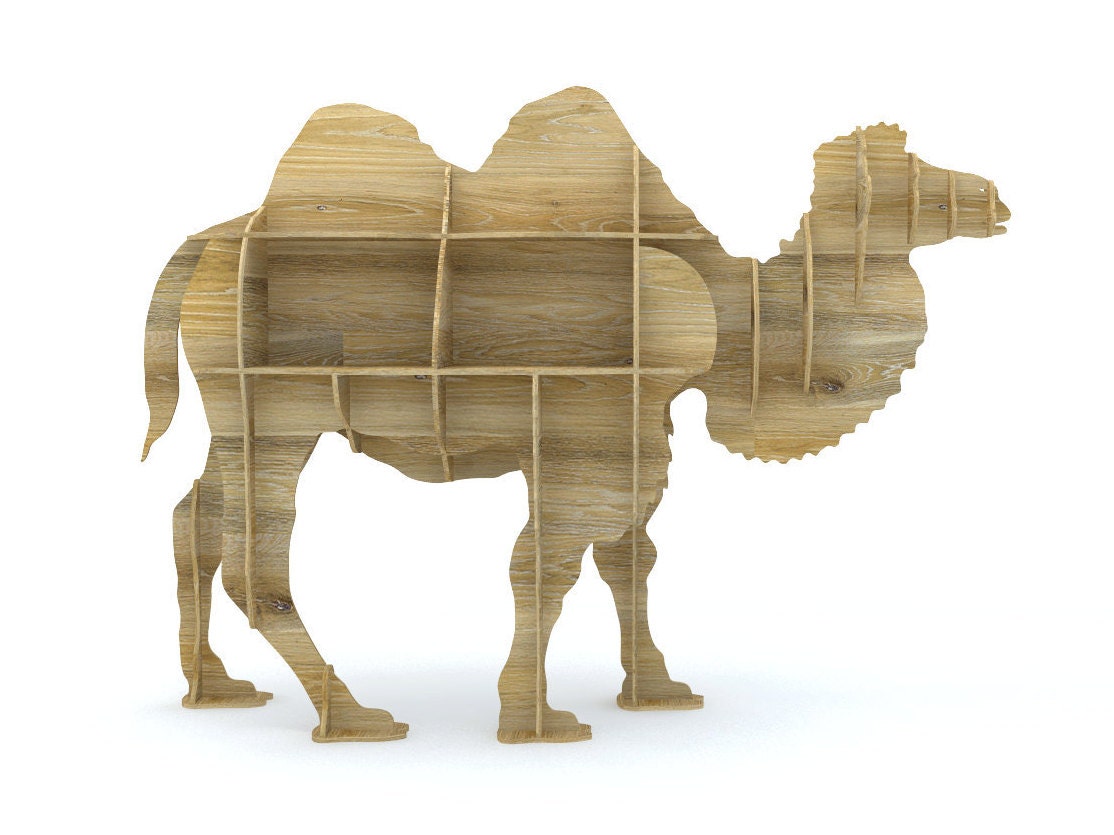 CAMEL SHELF Dxf Plan Laser Cutting File Home Decor Interior | Etsy