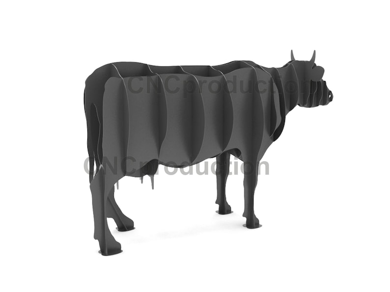 COW Garden Decoration Cnc Laser and Plasma Cutting Plan Dxf - Etsy