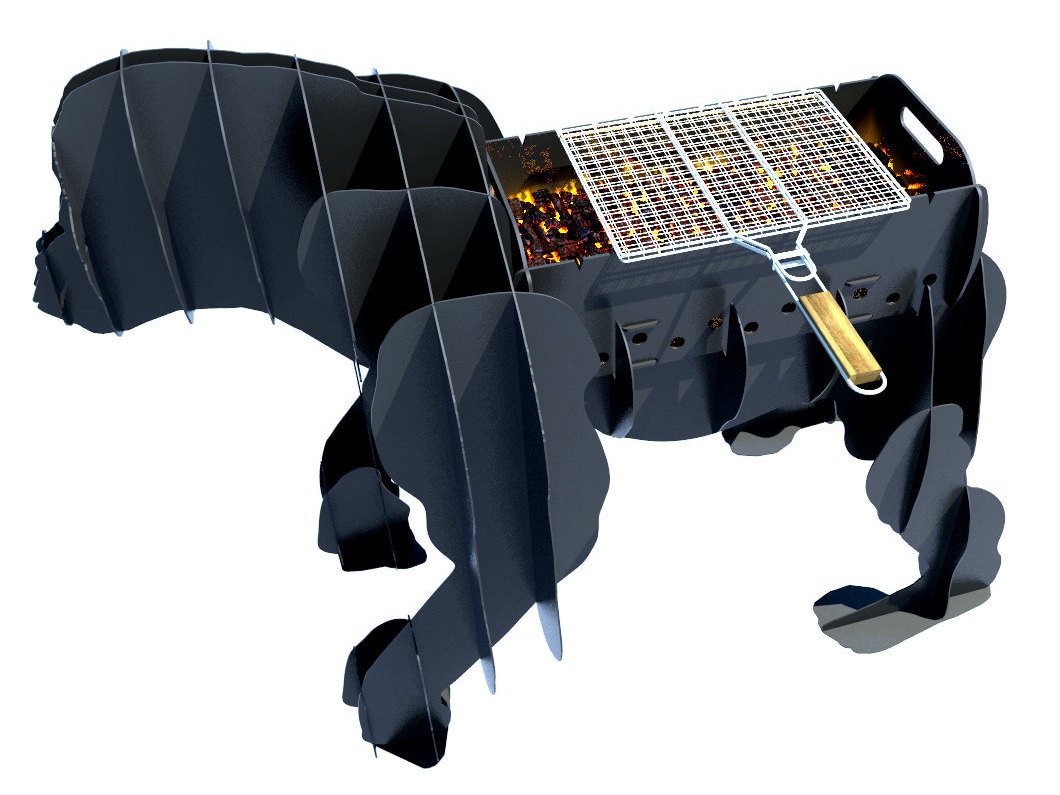 GORILLA BBQ Cnc Animal Templates Flower Stand Cnc Laser and - Etsy