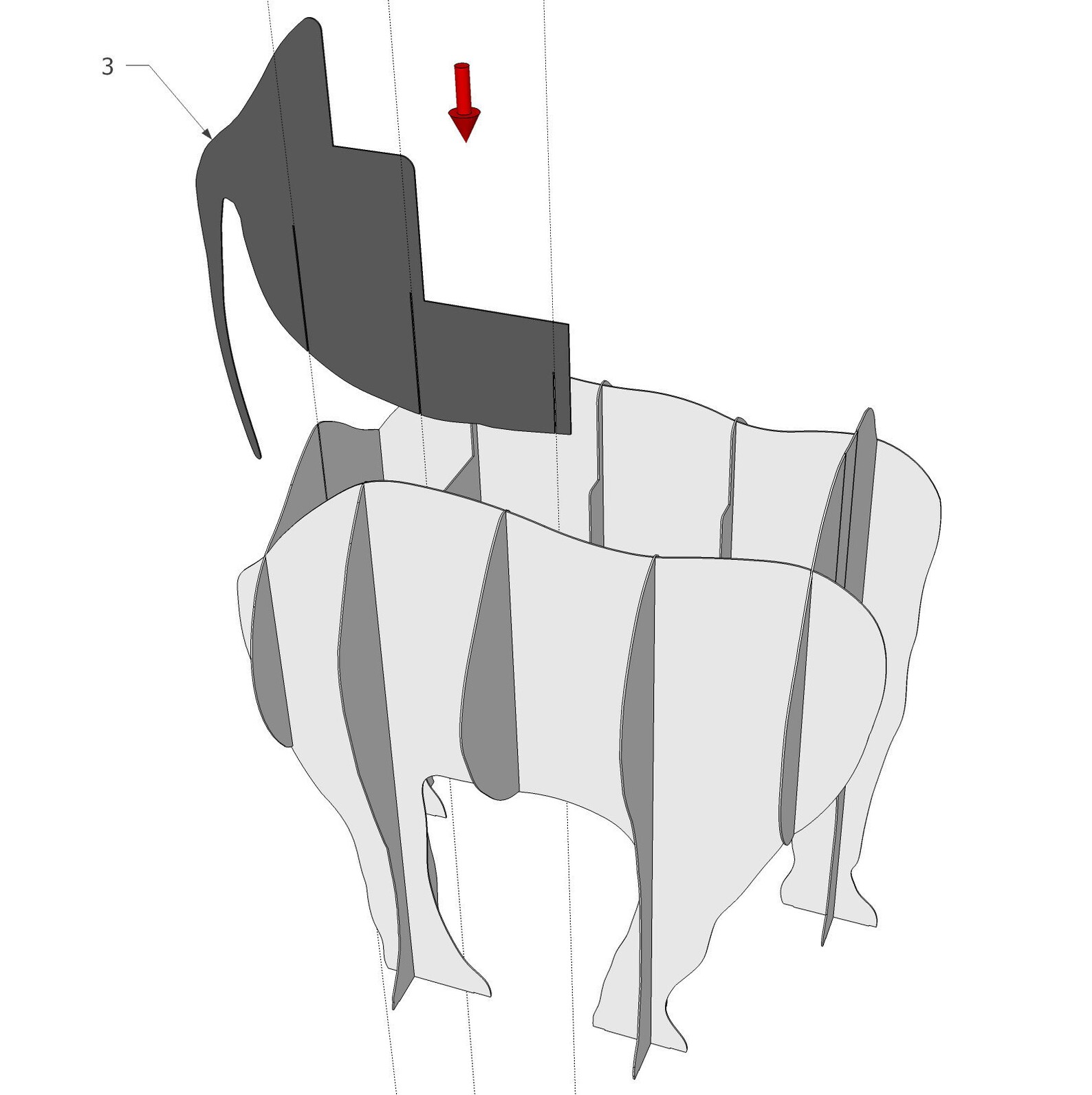 ELEPHANT BBQ Cnc Animal Templates Flower Stand Cnc Laser and | Etsy