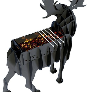 MOOSE BBQ Cnc Animal Templates, Flower Stand, Cnc Laser and Plasma ...
