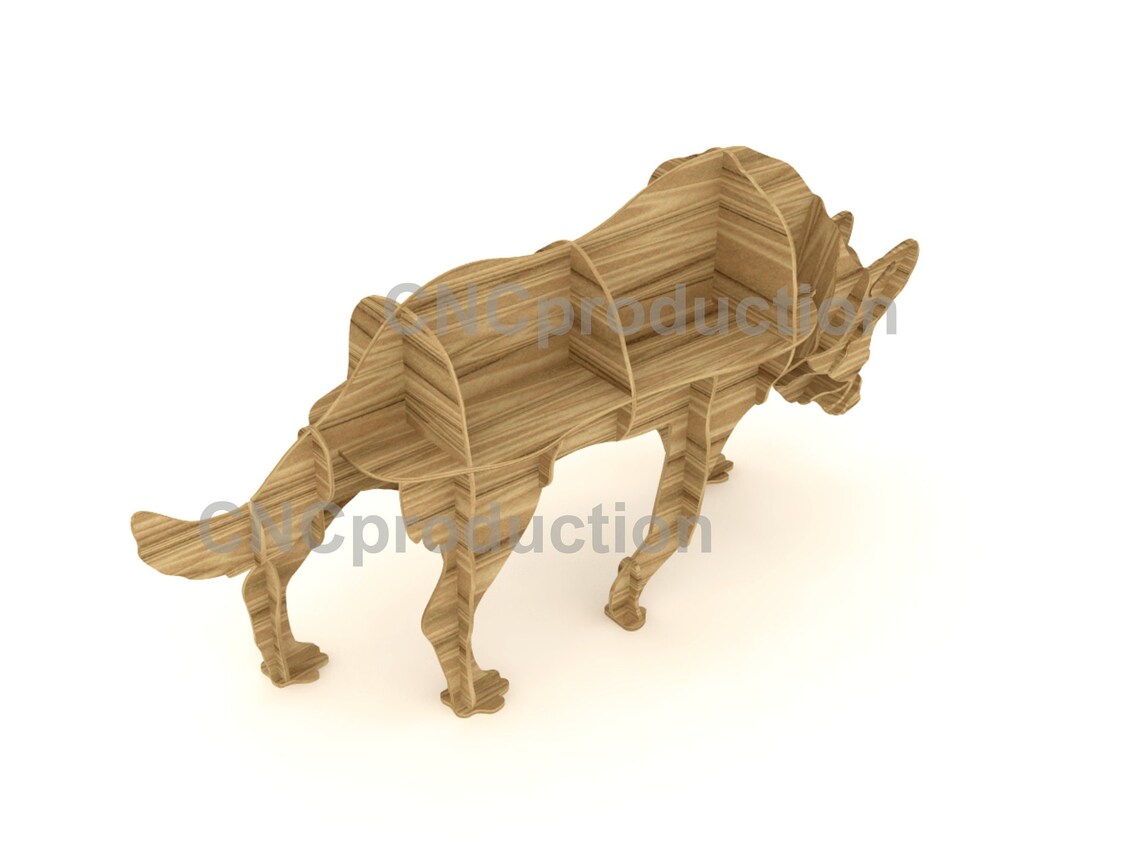 WOLF SHELF Dxf Plan Laser Cutting File Home Decor Interior - Etsy
