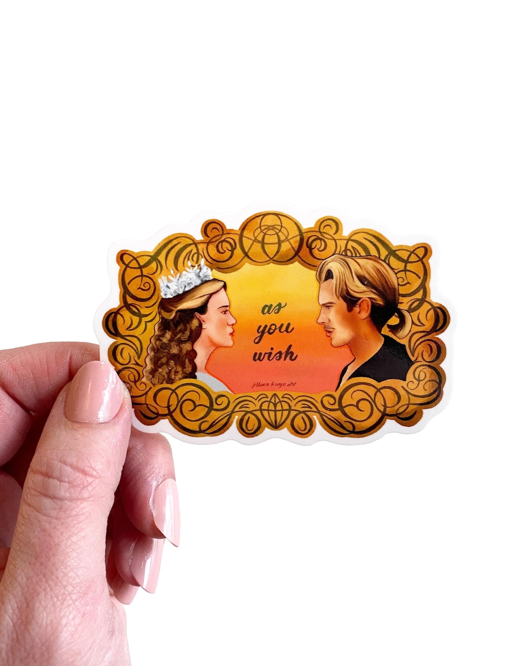 The Princess Bride Vinyl 3.5" Sticker | Westley and Princess Buttercup ...
