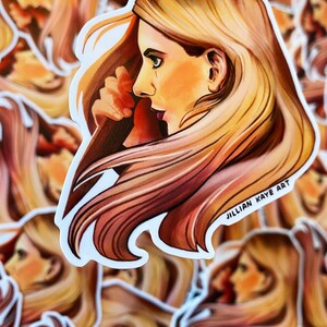 Buffy the Vampire Slayer 3" Vinyl Sticker, Weatherproof, Glossy | Mr ...