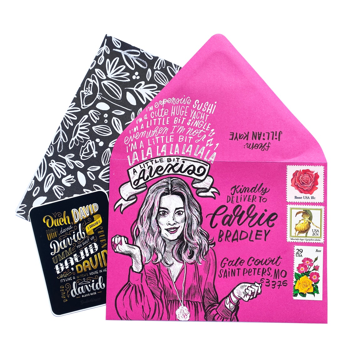 Custom Letter | Envelope Art, Handmade Snail Mail, Made to Order - Etsy