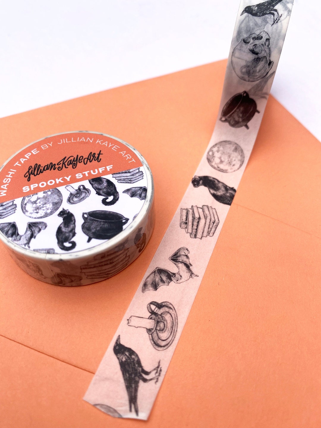 Spooky Stuff | 10m X 15mm, Spooky Pattern, Stationery, Halloween Theme ...