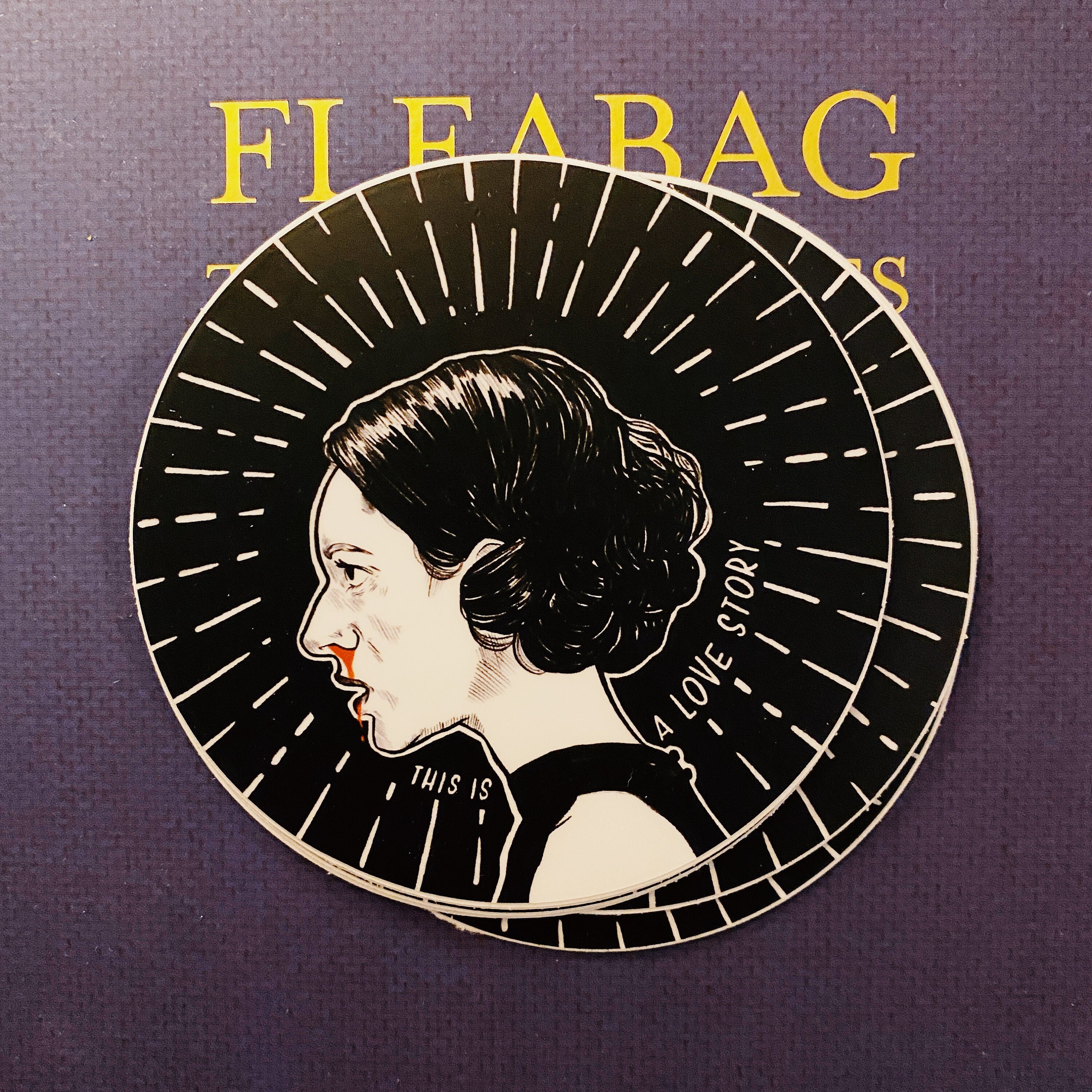 Fleabag 3 Vinyl Sticker This is A Love Story - Etsy